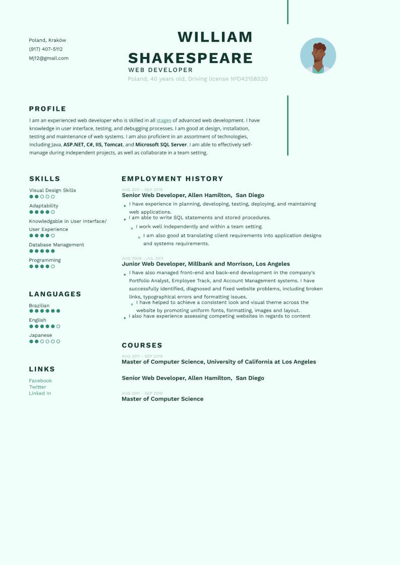 Professional Resume Builder – Fast & Easy